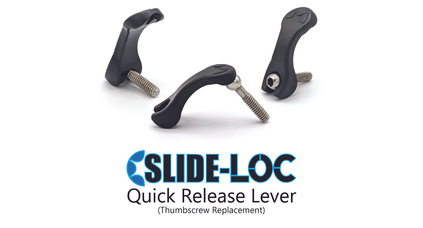 VIDEOS: Slide-Loc's new Patent-Pending Quick Release Levers - CORAL ...