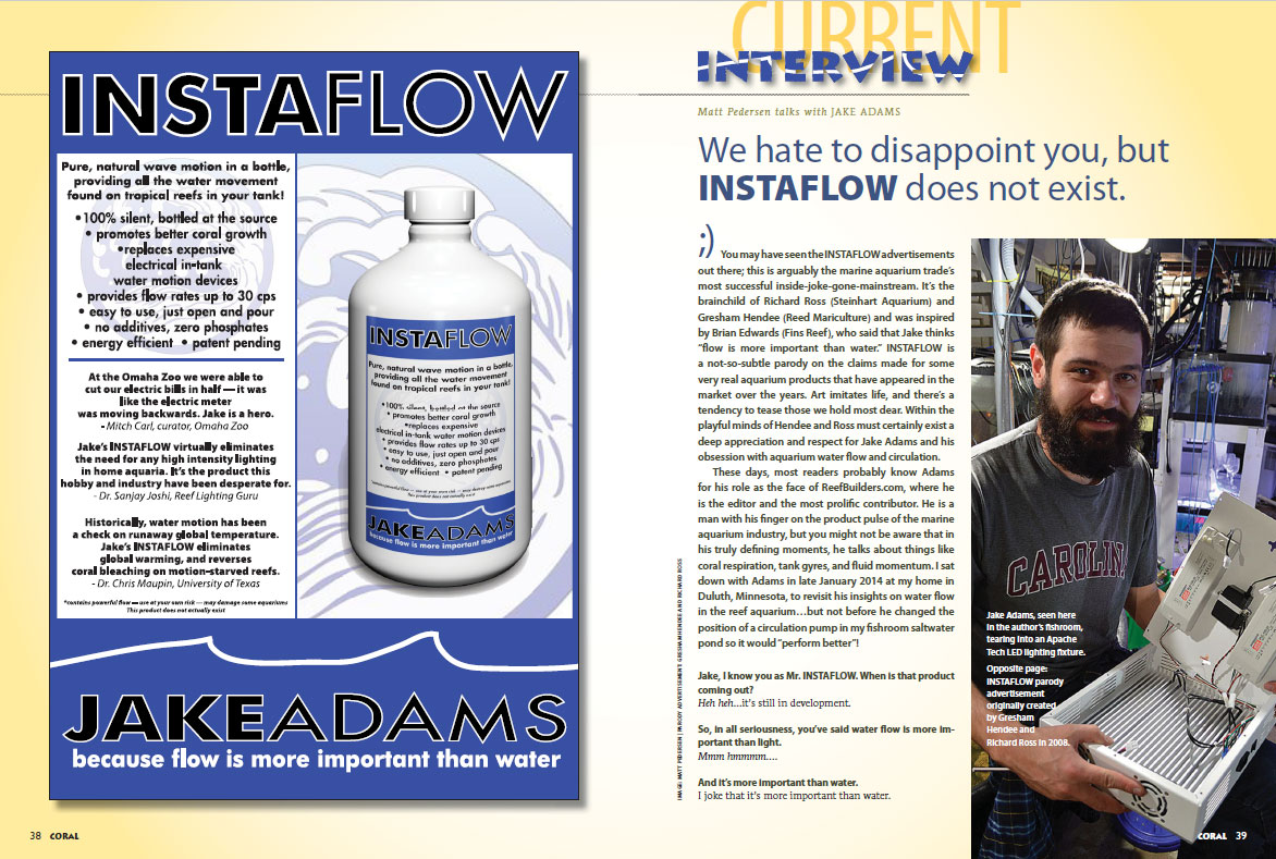 CORAL Interview Excerpt: We Hate To Disappoint You, But INSTAFLOW Does ...